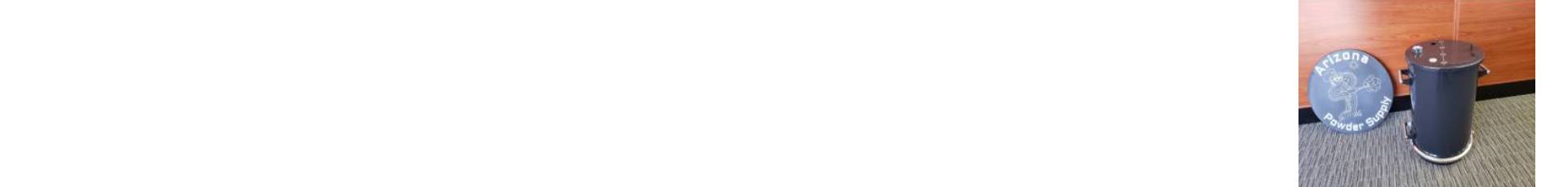 50LB HOPPER, STEEL, POWDER COATED – AZP | Arizona Powder Supply